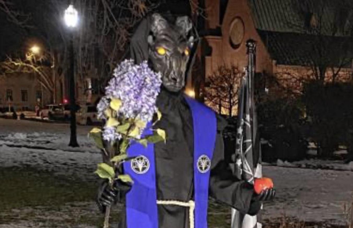 Satanic Temple Puts Up Display Outside NH State House - The Maine Wire