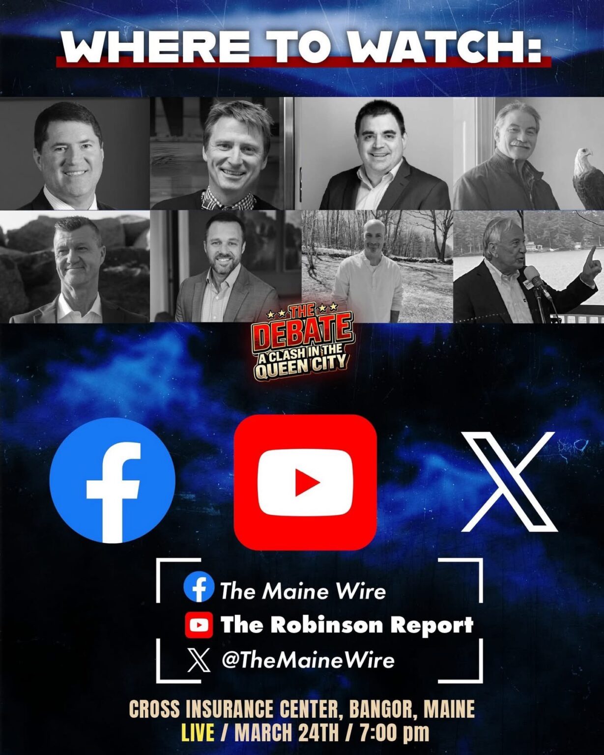 Eight GOP Candidates Set to Face Off in Maine Wire Gubernatorial Debate ...