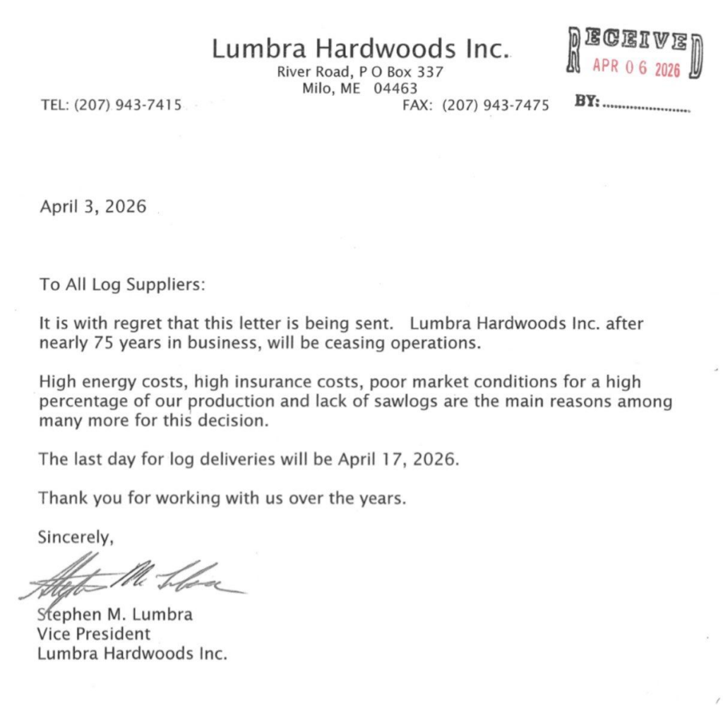 Milo Mill Turns To Sawdust As Lumbra Hardwood Falls Victim To Maine ...